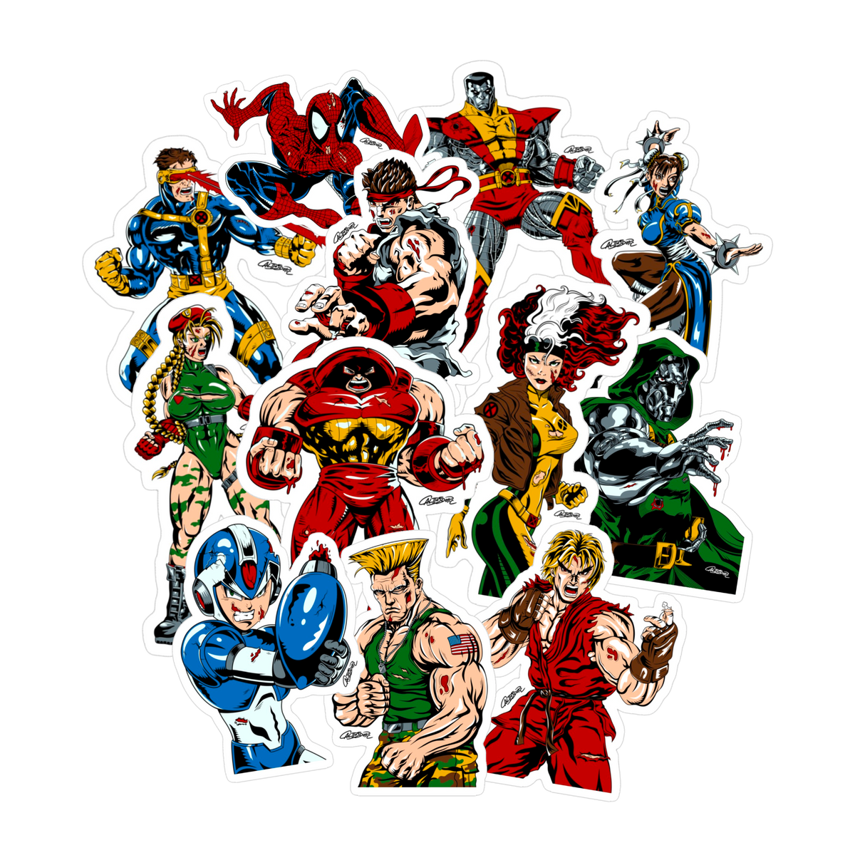 "Worlds Collide" Sticker Pack – Calidoscopic